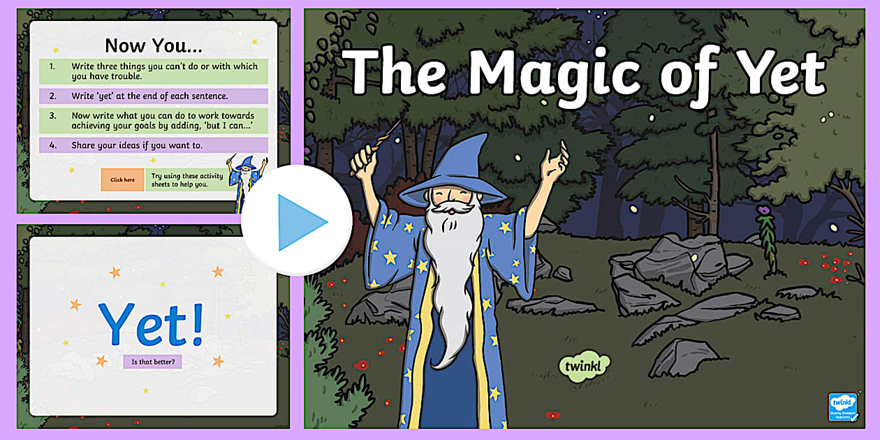 The Power of Yet PowerPoint (teacher made) - Twinkl