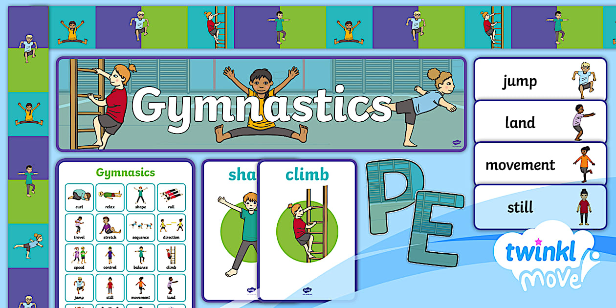 👉 Gymnastics Display Pack - Twinkl Move PE - KS1 PE Lesson