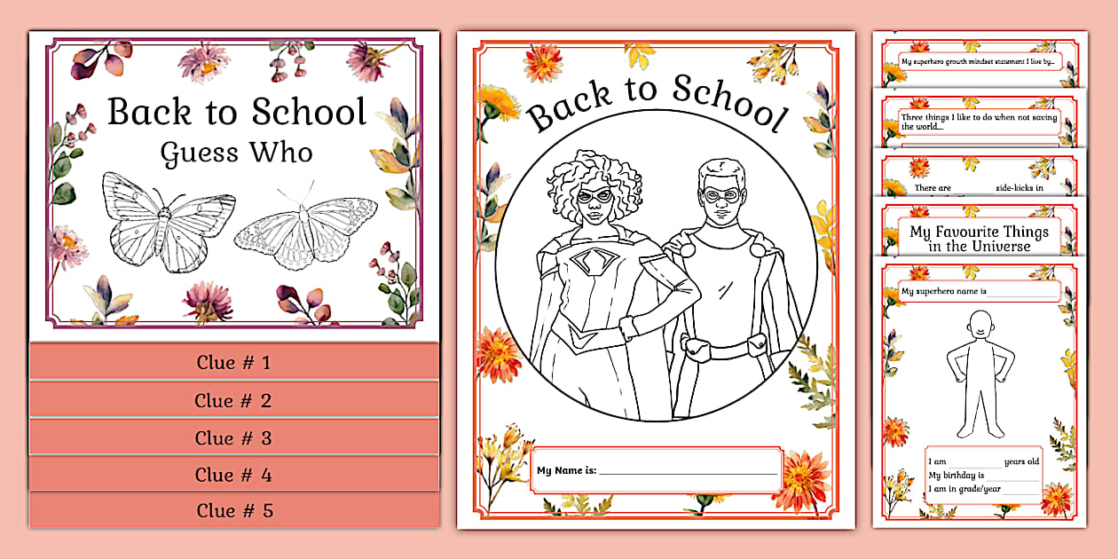 Back to School Flipbooks 3-6 (Hecho por educadores) - Twinkl