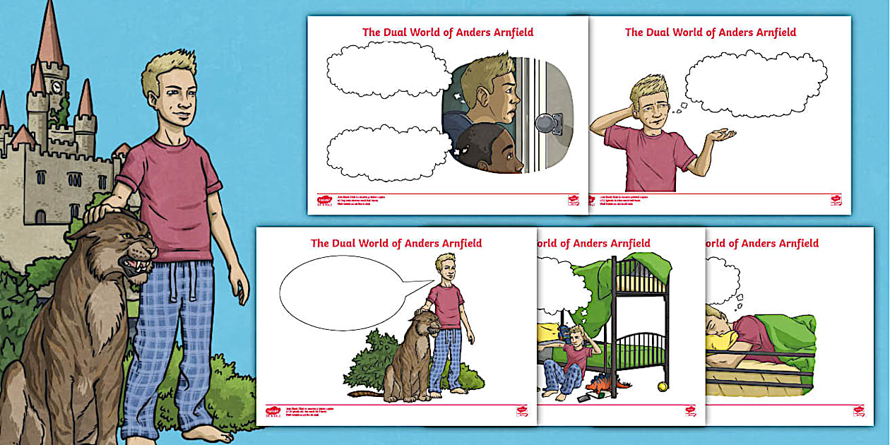 KS2 Fantasy Story Speech and Thought Bubbles Worksheet / Worksheets