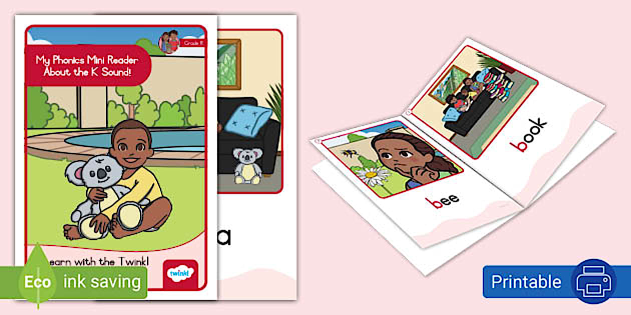 Gr. R Phonics Mini Reader: K- Sound (teacher made) - Twinkl