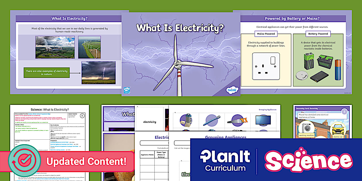 Electrical Appliances KS2 - Year 4 Science - Twinkl