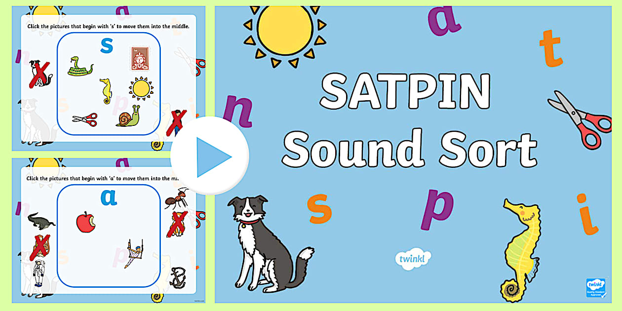 NSW SATPIN Initial Sounds PowerPoint Game (teacher made)