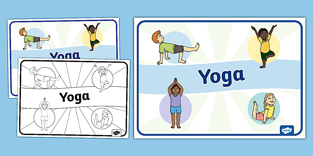 Yoga Display Poster (Teacher-Made) - Twinkl