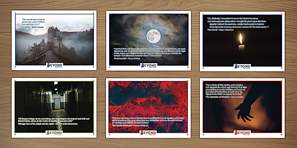 Gothic Literature Posters (teacher made) - Twinkl