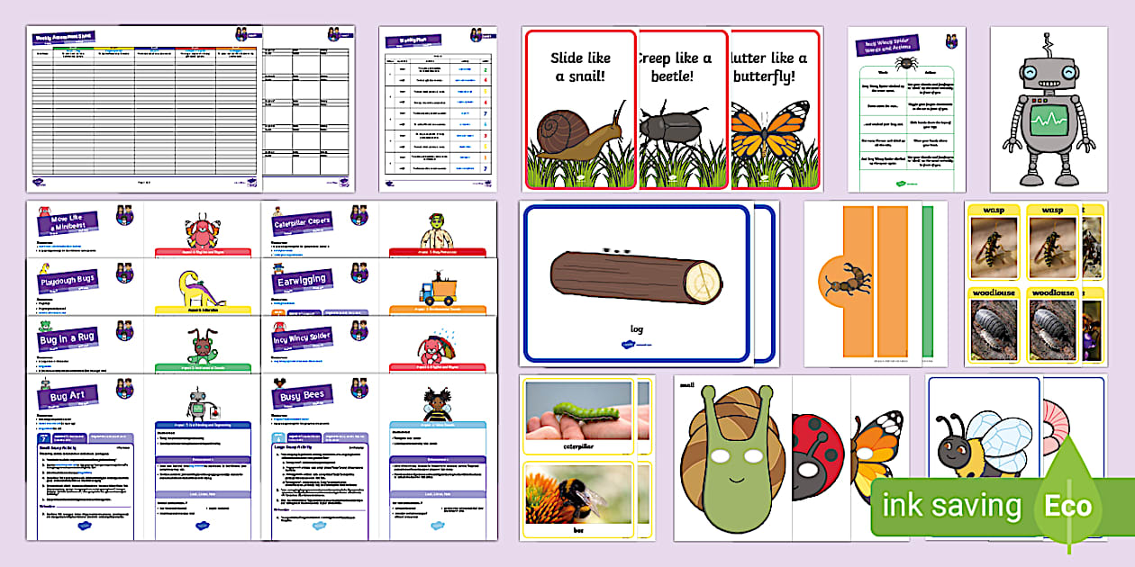 Phonics Level 1 Week 22 - Minibeasts Weekly Lesson Pack