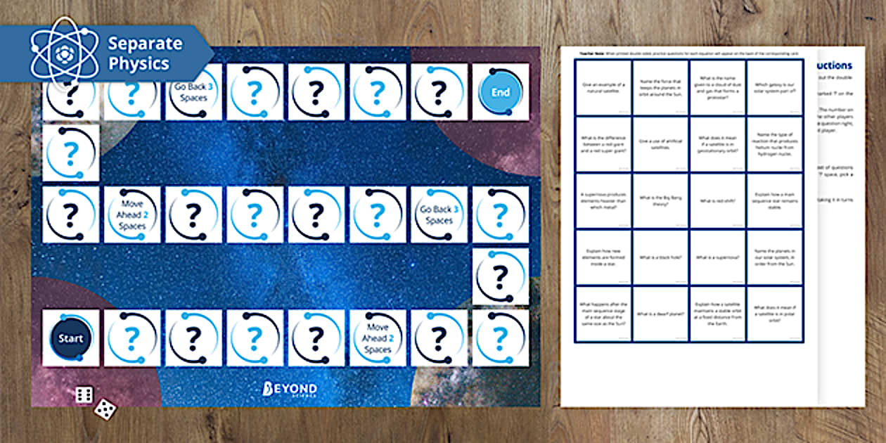 World Space Week AQA Space Physics Revision Game | Beyond
