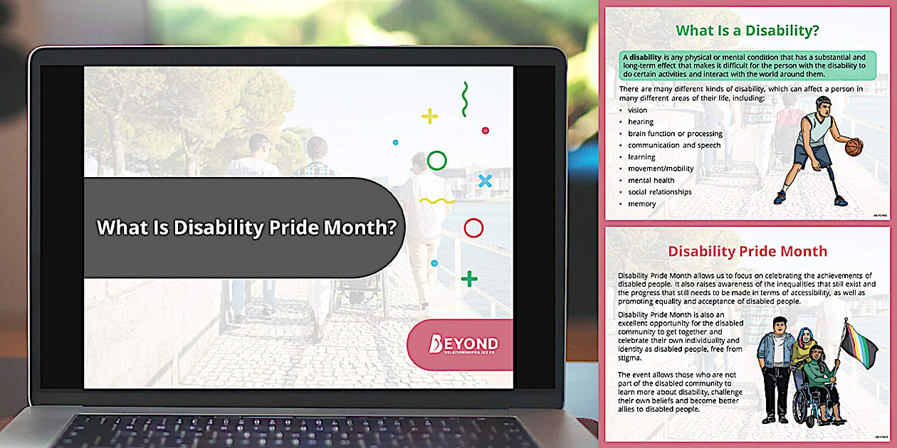 Disability Pride PowerPoint (teacher made) - Twinkl