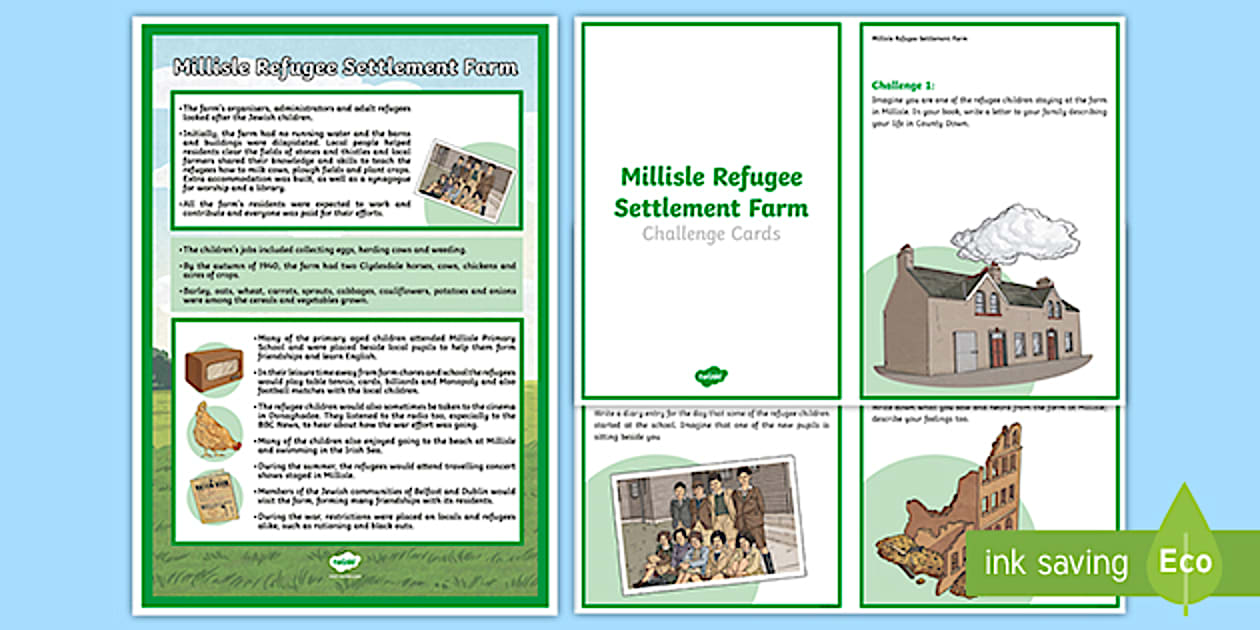 Millisle Refugee Settlement Farm Creative Writing Worksheets