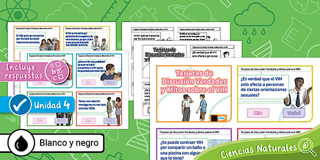 Tarjetas de Discusión | VIH | ITS | Protección | Biología