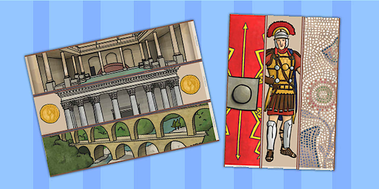 The Romans Display Borders (teacher made) - Twinkl