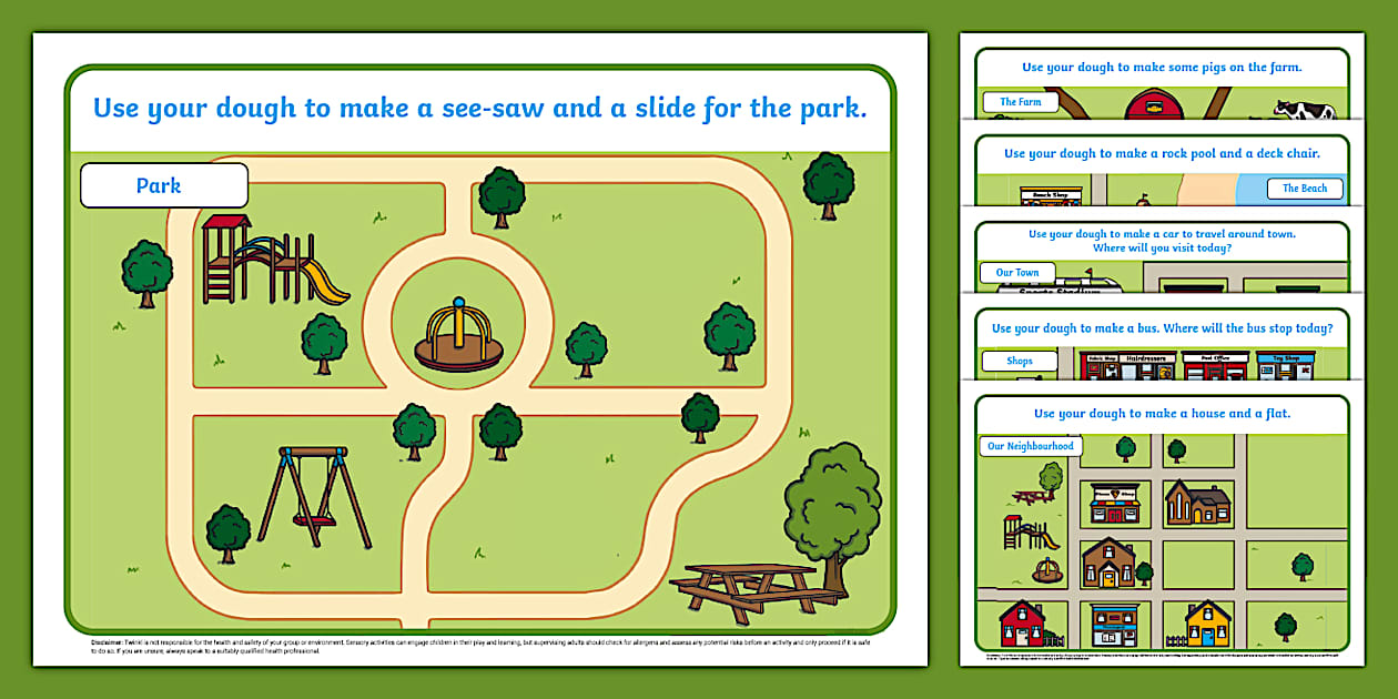 Maps Modelling Dough Mats | Twinkl (teacher made) - Twinkl