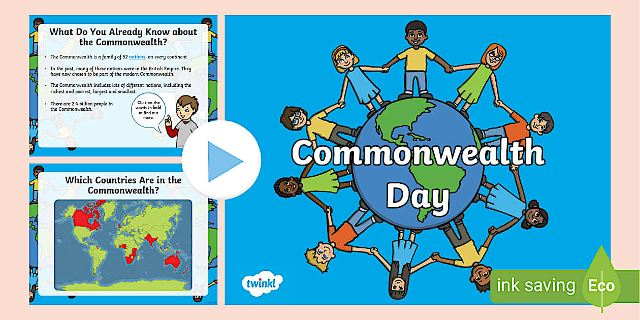Commonwealth Day Assembly PowerPoint (teacher made) - Twinkl