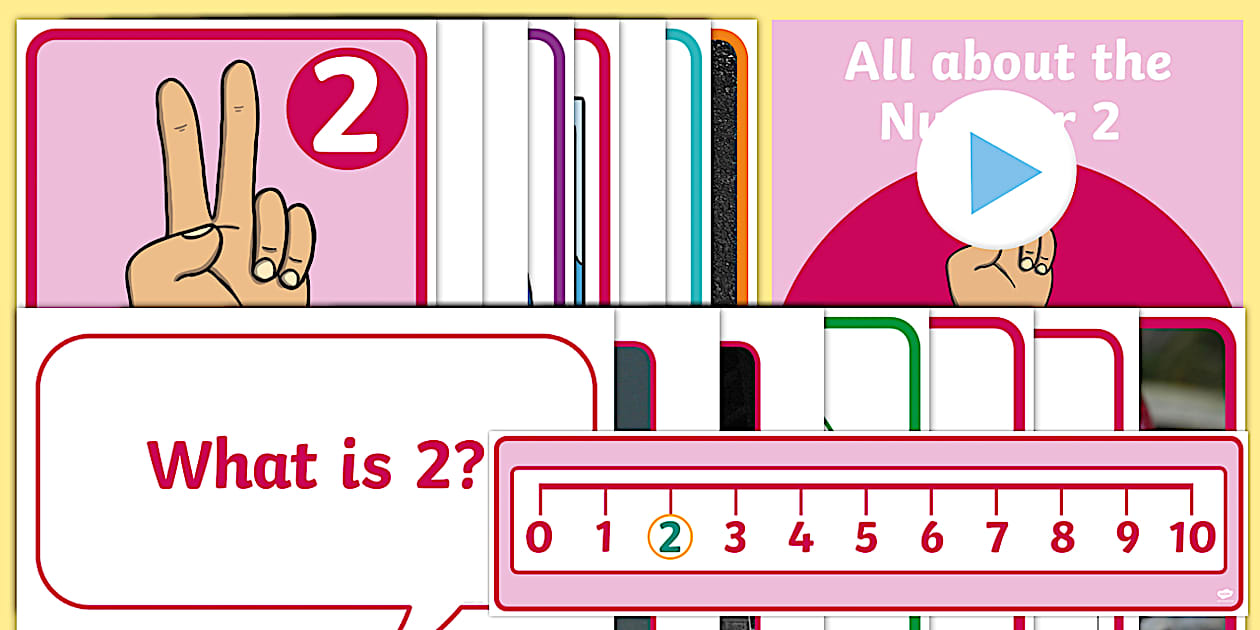 All about the Number 2 Resource Pack (teacher made) - Twinkl
