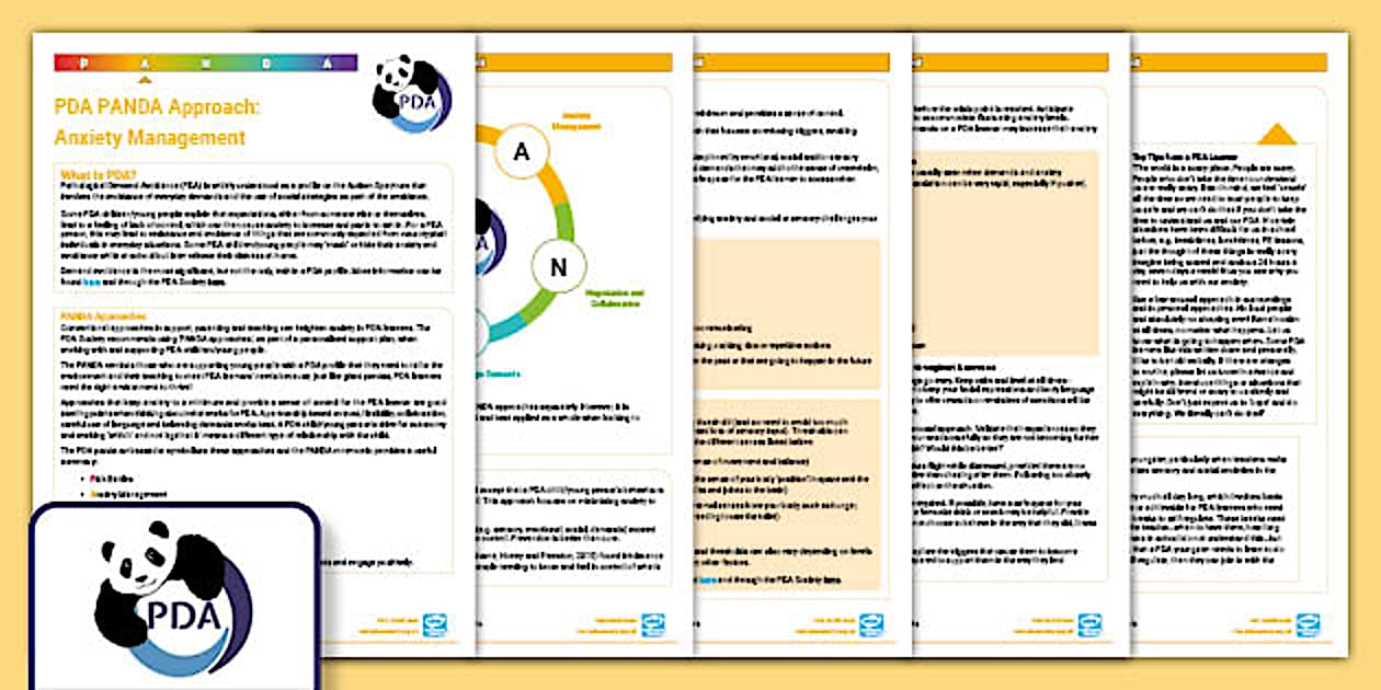 FREE! - PDA Anxiety Management Resource | Twinkl Inclusion