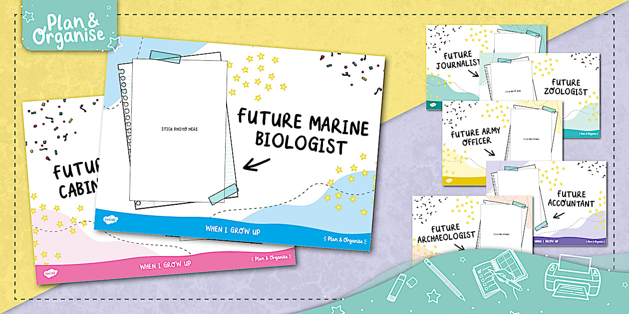 When I Grow Up Careers & Goals Display Posters | Classroom Display