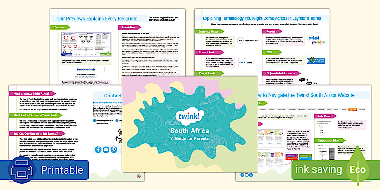 FREE! - Twinkl South Africa Guide for Parents | Resource | Twinkl ZA