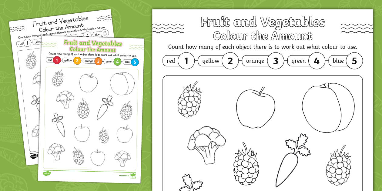 Grade 1 - Worksheet: Colour the Amount (CAPS Aligned)