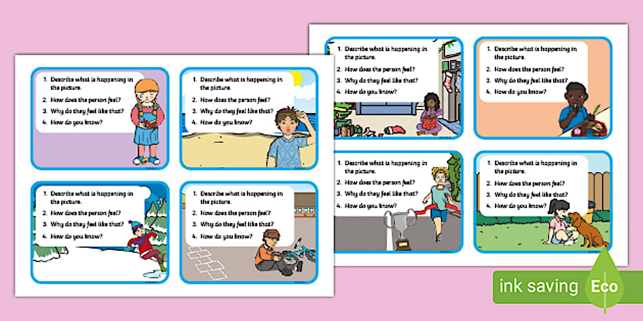 Inference Picture Cards - Grade 1 Canada Curriculum