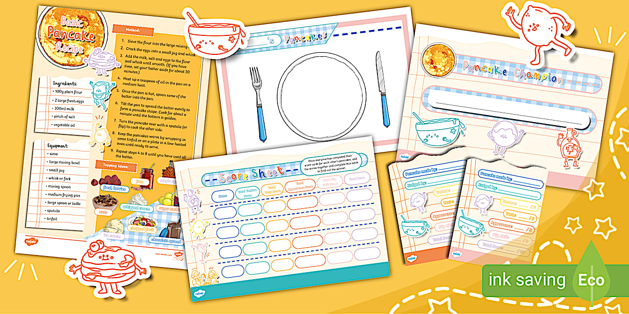 Pancake Day Competition Pack (teacher made) - Twinkl