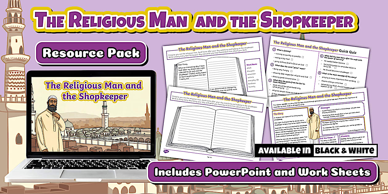 KS2 The Religious Man and the Shopkeeper Story Teaching Pack