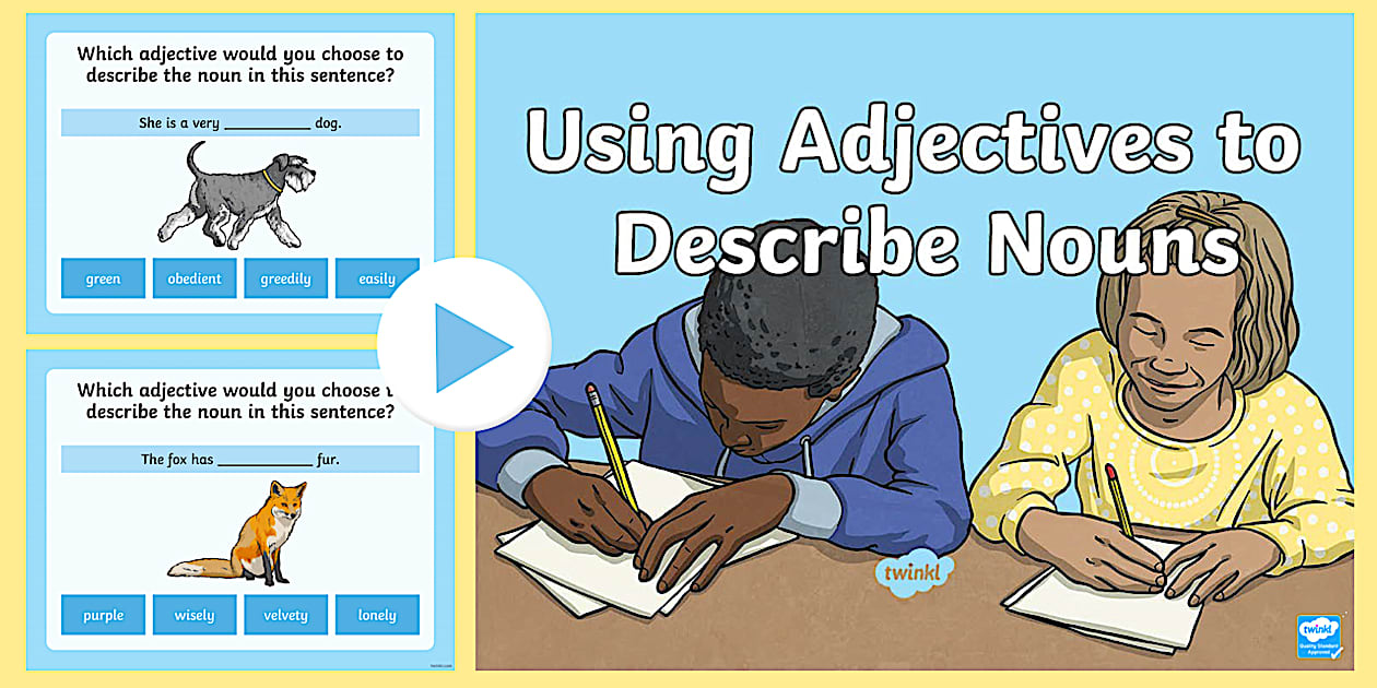 Adjectives PowerPoint Game | Adjective Examples - Twinkl