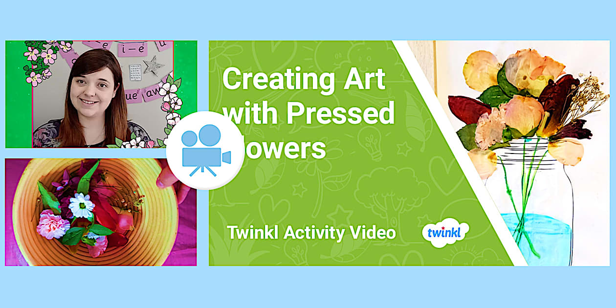 KS1 (Ages 5-7) Activity Video: Make Plant Pressing Art