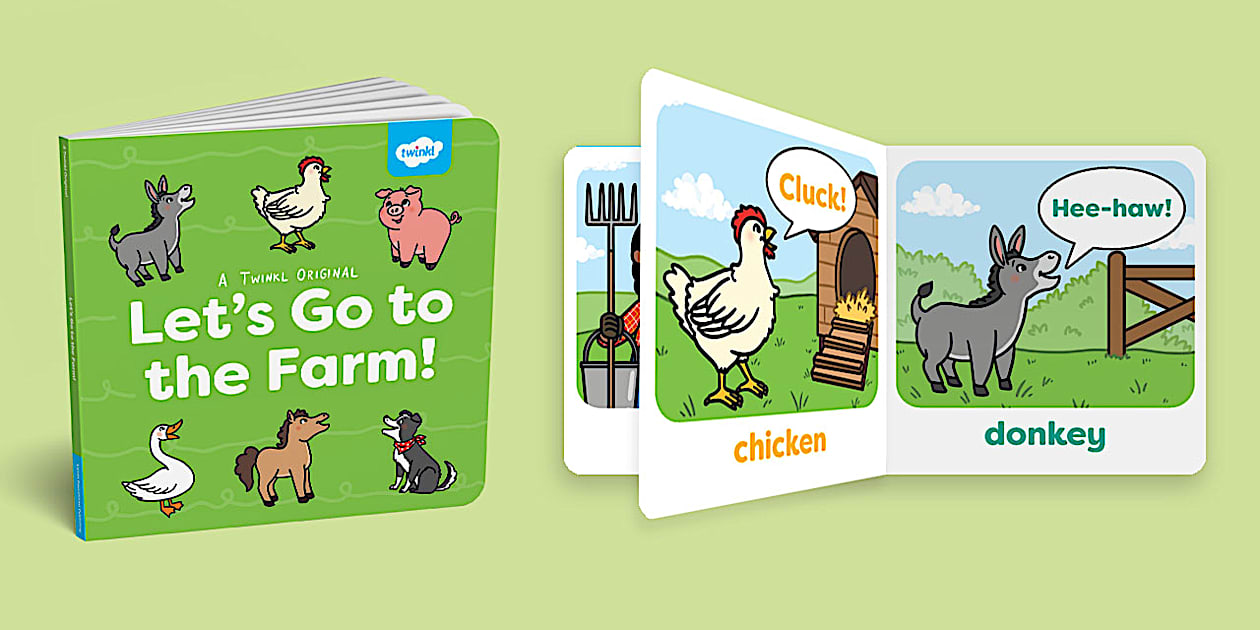 Animal Sounds Book | Birth to Three Books | Twinkl Originals