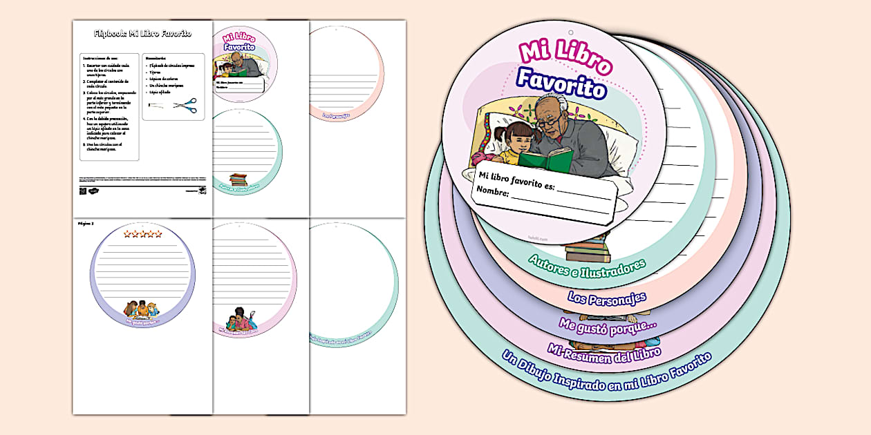 Flipbook: Mi Libro Favorito (teacher made) - Twinkl