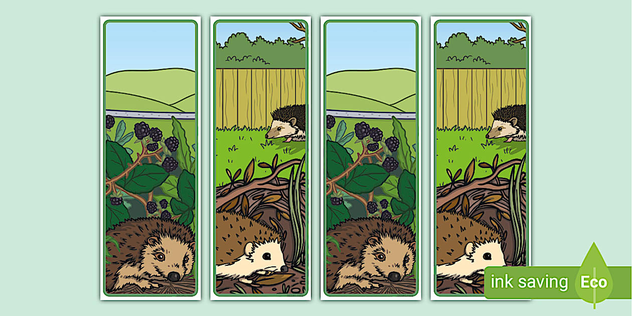 Hedgehog Bookmarks,Hedgehog (teacher made) - Twinkl