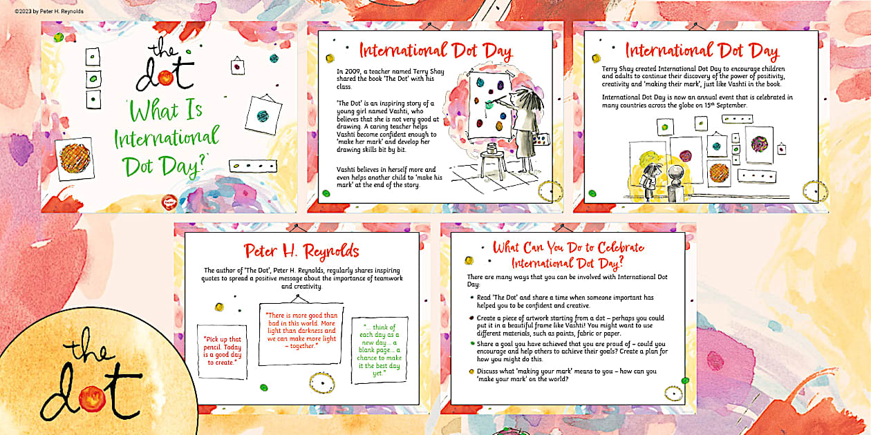 FREE! - The Dot: What is International Dot Day? PowerPoint