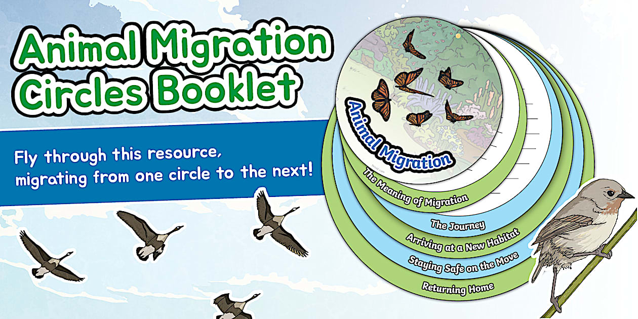Animal Migration Circles Booklet