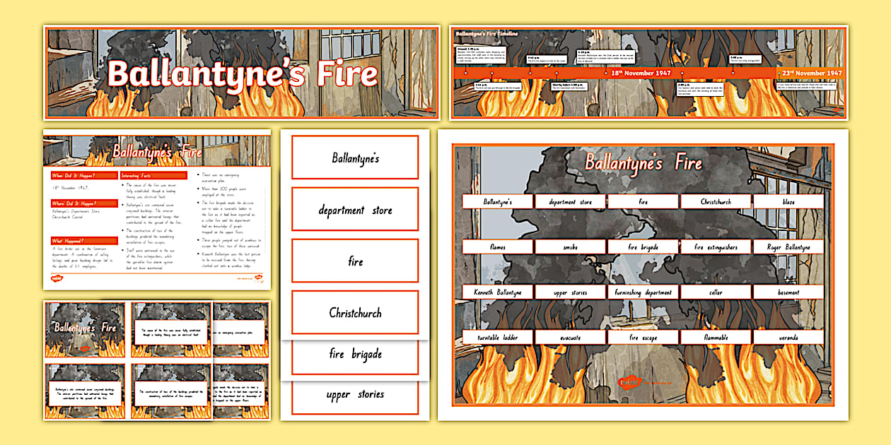 Ballantyne's Fire Resource Pack (teacher made) - Twinkl