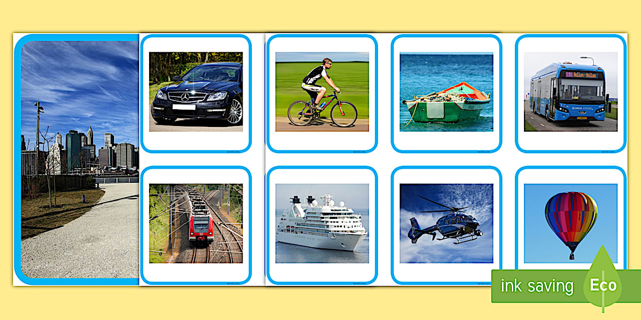 Photo Transport Sorting (teacher made) - Twinkl