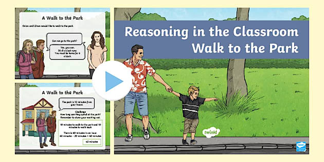 Walk to the Park Year 3 PowerPoint (teacher made) - Twinkl
