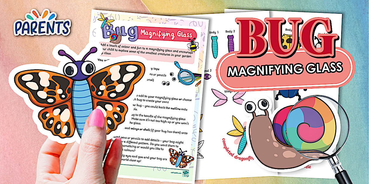 Bug Minibeast Magnifying Glass Craft