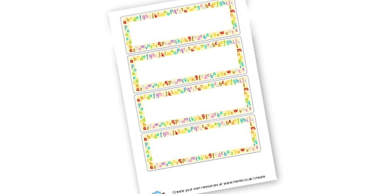 Blank Literacy Word Cards (Hecho por educadores) - Twinkl