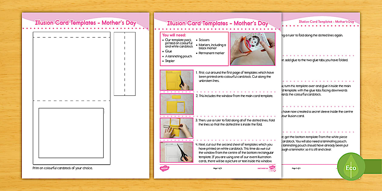Mother's Day Illusion Card Project