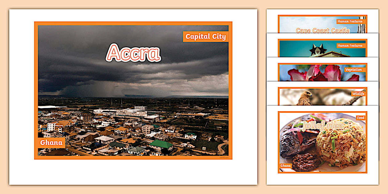 Ghana Photo Display Pack - Geography - Twinkl