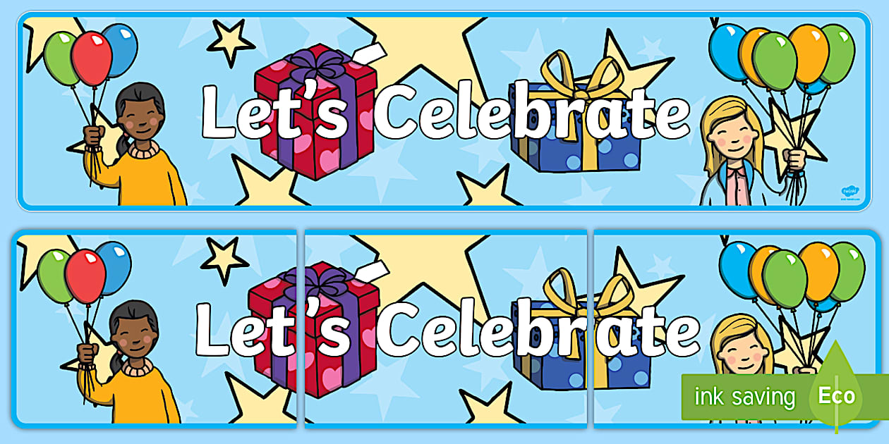 👉 Celebration Banner | Party & Celebration Materials | Twinkl