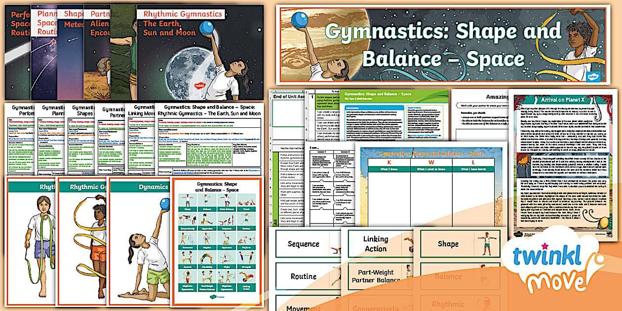 Year 5 Unit Pack I Space-Themed Gymnastics I Twinkl Move PE