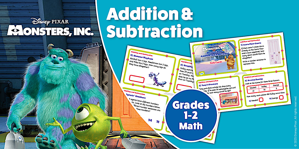 Monsters, Inc.: Monster Math — Addition and Subtraction