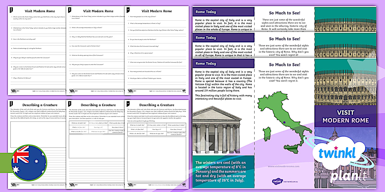 PlanIt English Year 4 Myths and Legends: Romulus and Remus Home ...