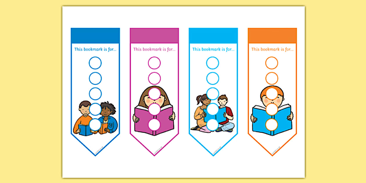 Literacy Themed Sticker Reward Bookmarks 15mm (teacher made)