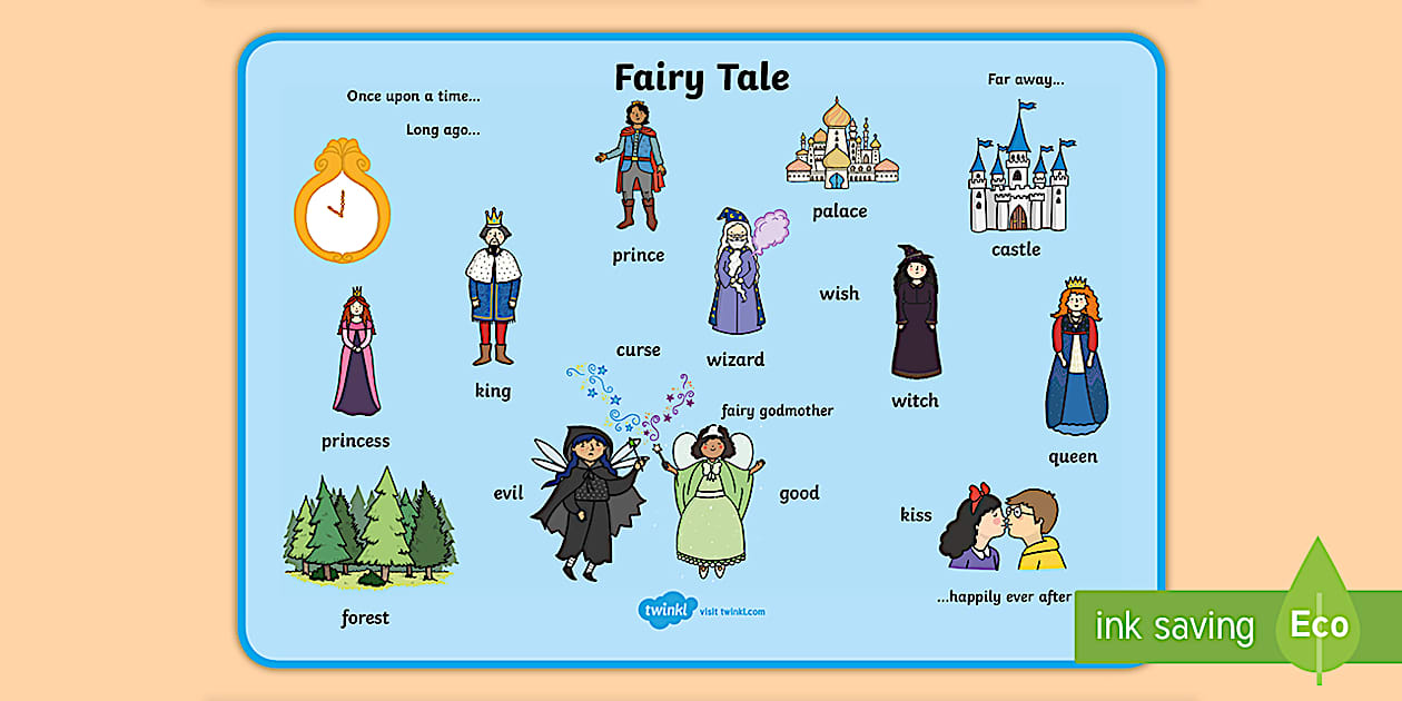 Cursive Australia Fairy Tale Word Mat (professor feito)