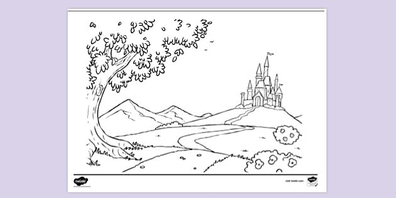 Kingdom Colouring Sheet (teacher made) - Twinkl