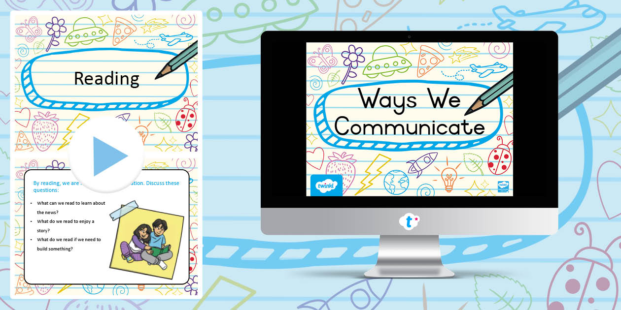 Grade 2 - Ways We Communicate Discussion PowerPoint - Twinkl