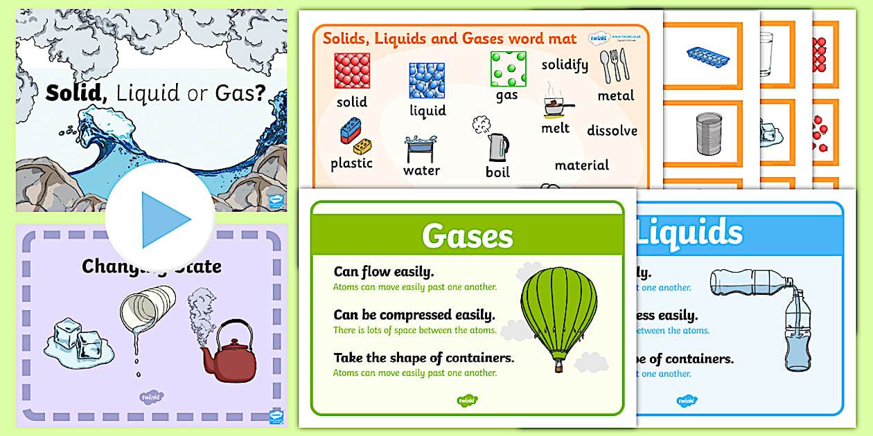 Changing State: Solids, Liquids and Gases Teaching Resource Pack