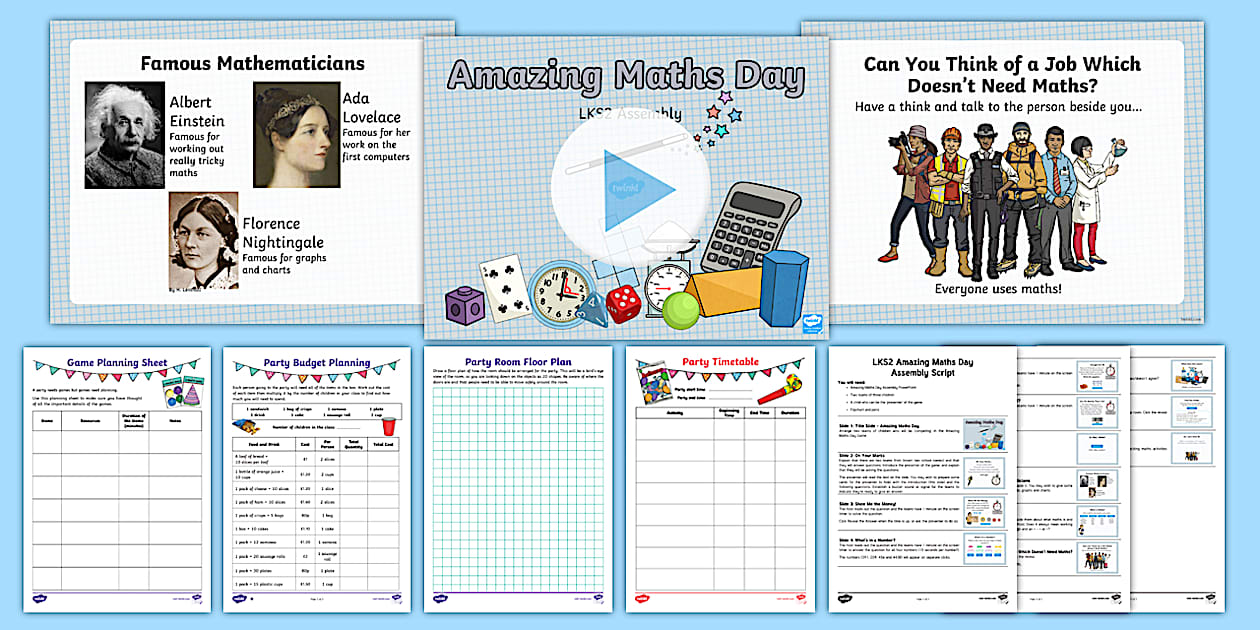 LKS2 Amazing Maths Day Resource Pack | Maths Activities