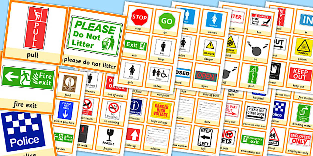 Words Around You Cards Functional Words (teacher made)